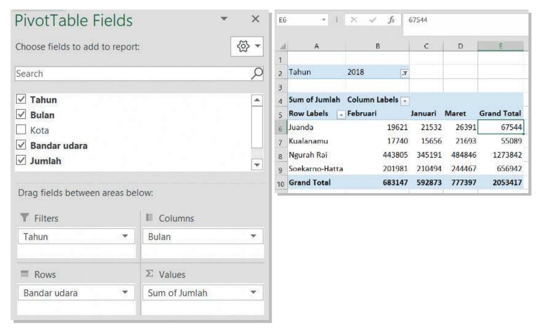 Jawaban Informatika Kelas 8 Aktivitas AD-K8-05 Meringkas Data dengan Pivot Tables Halaman 156 ...